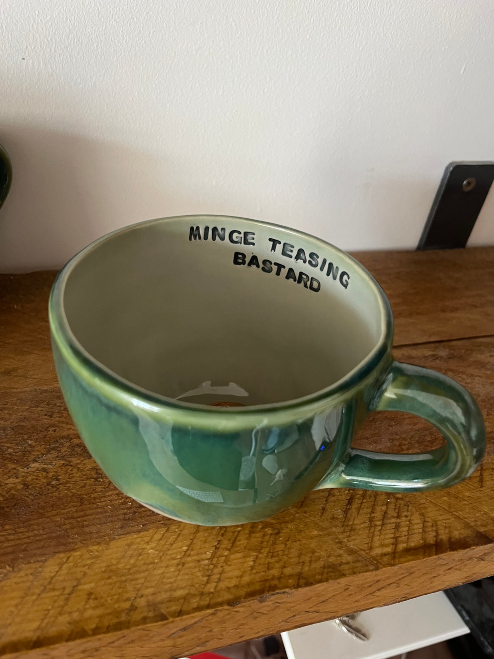 MADE TO ORDER Handmade Minge Mug with your TEXT (11-13 weeks) – Iddy ...